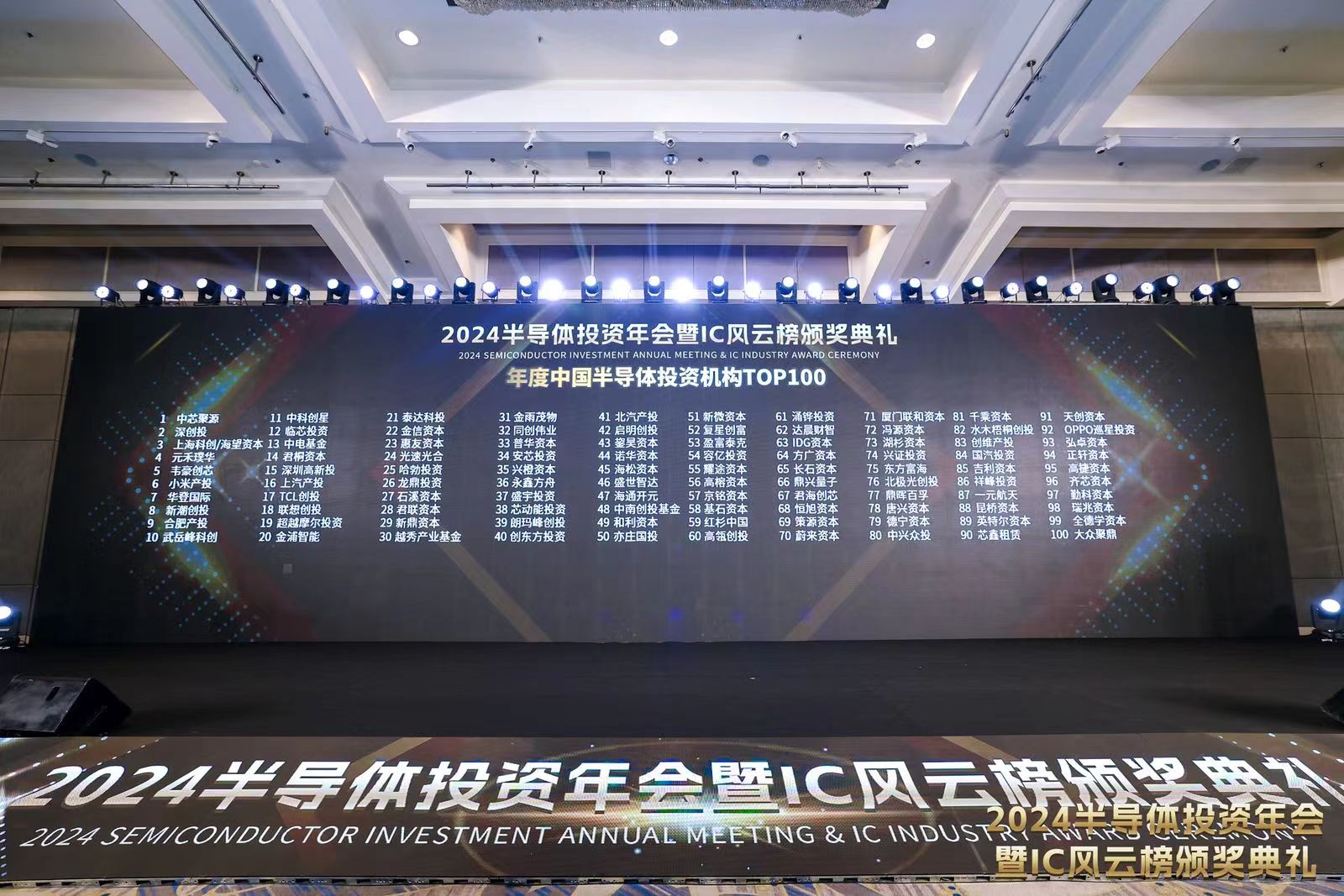 2024 IC风云榜13大年度投资机构/投资人奖项获奖名单重磅揭晓！