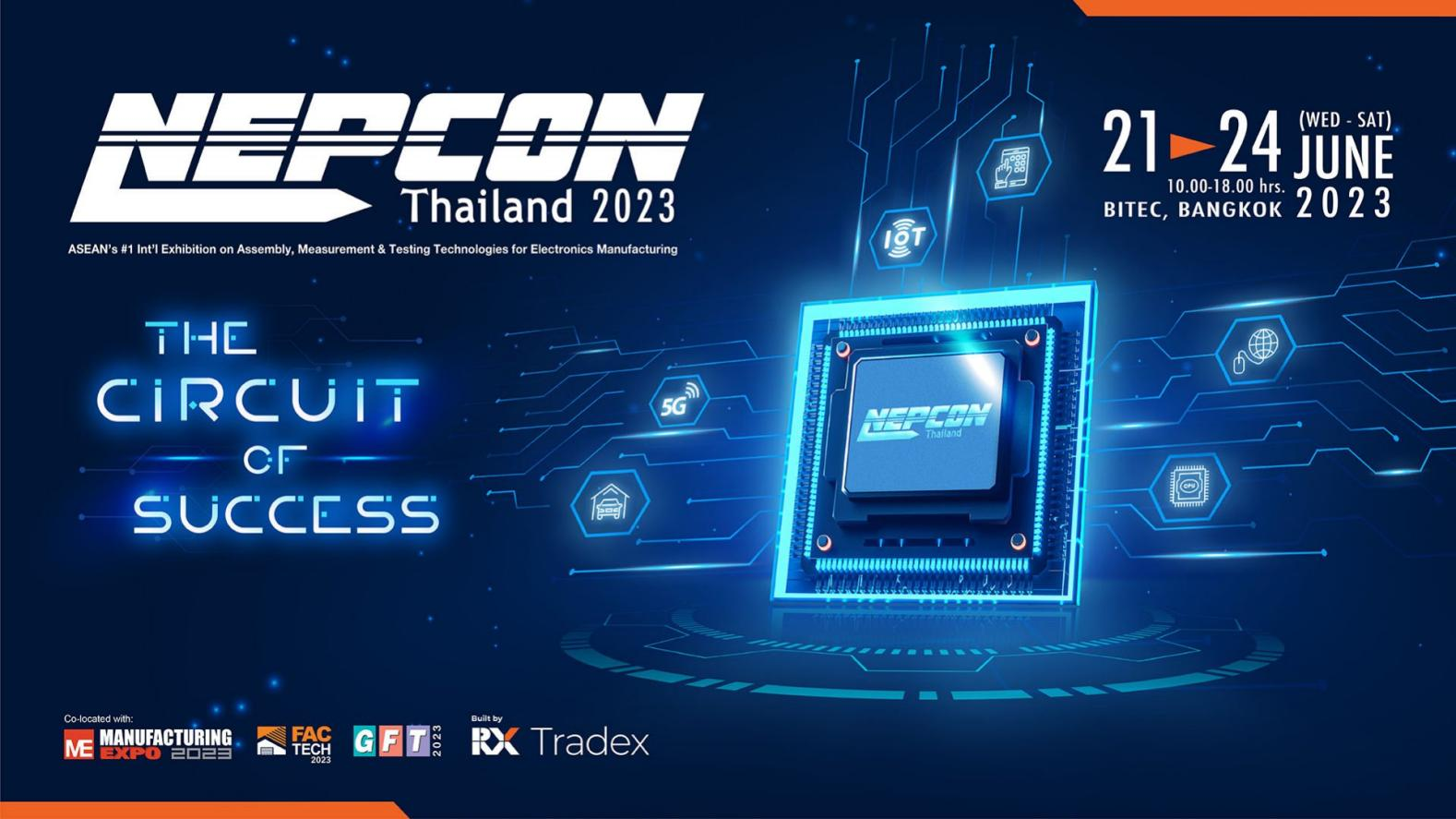 顺络电子诚邀您参加泰国国际电子元器件及生产设备展会 NEPCON Thailand 2023