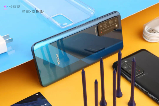 价值观 | 荣耀X10 BOM：性能、影像、5G能力的一次全面升级