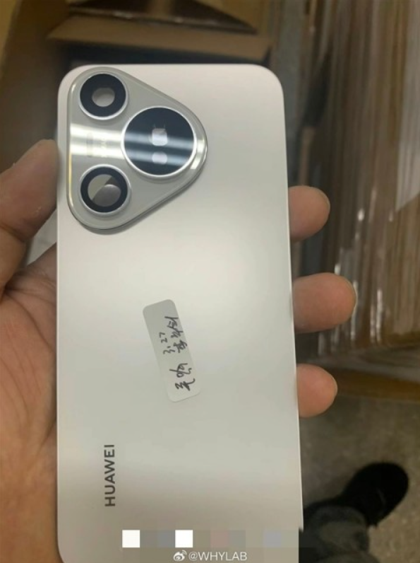 华为P70标准版后盖首曝：三角形相机模组辨识度极高