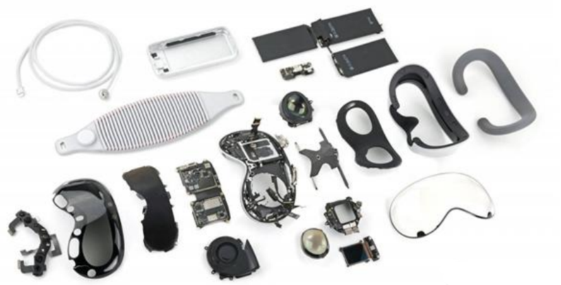 【拆解】苹果Vision Pro头显拆解：2.5万元到底值不值；消息称苹果考虑推出首款可折叠设备