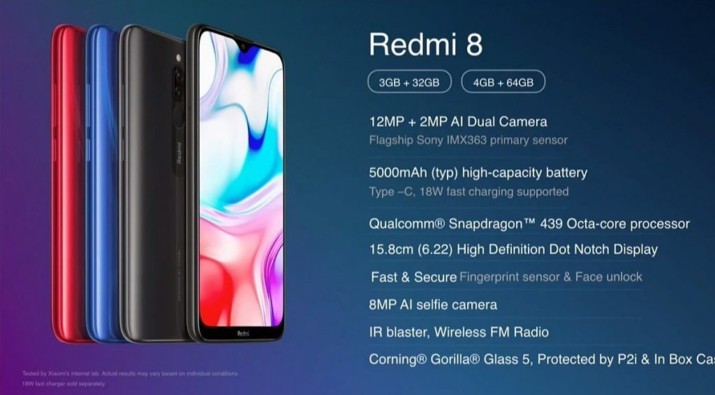 5000mAh大电池+后置双摄，Redmi 8售价真香