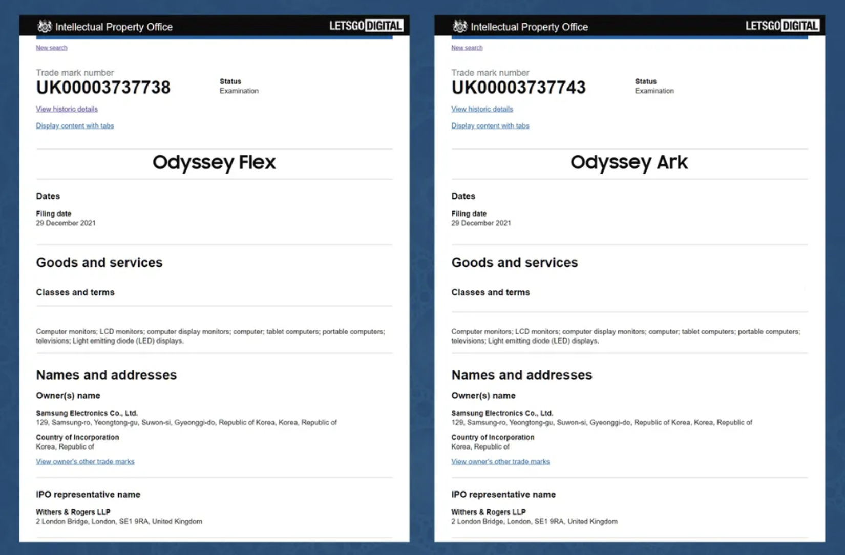 三星注册Odyssey Flex/Ark商标 或用于新款游戏显示器