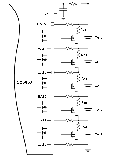 重磅新品丨南芯推出可堆叠2~5串锂电池保护IC SC5550系列产品